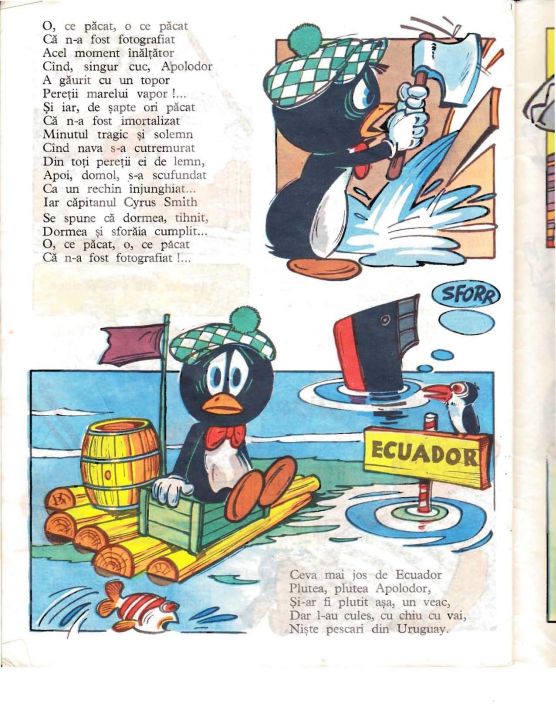 Apolodor, Un Pinguin Calator Gellu Naum (Ilustratii de N. Nobilescu ...