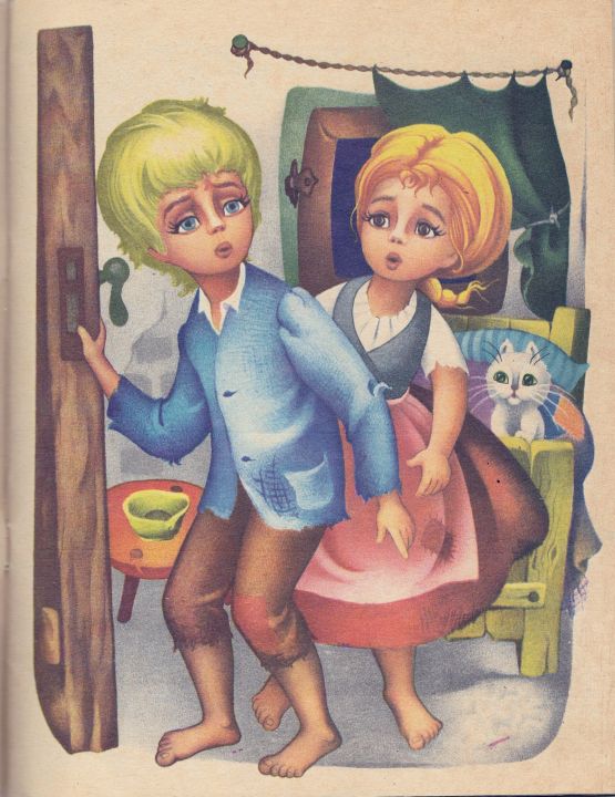 Hansel si Gretel Fratii Grimm (Ilustratii de Adriana Mihailescu, 1989 ...