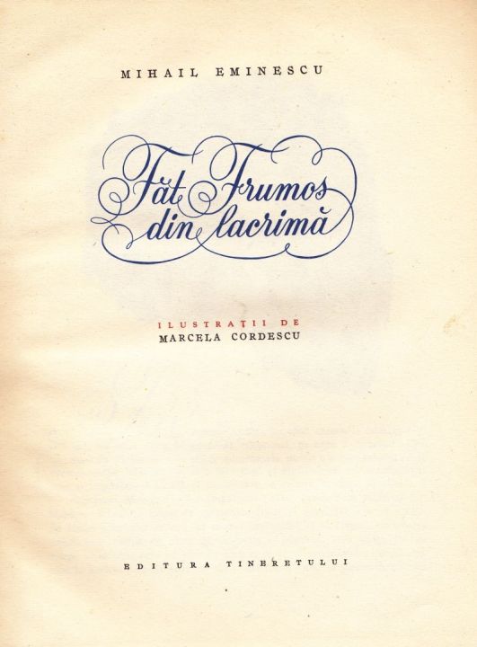 Mihai Eminescu Fat Frumos din Lacrima 2 - PiqTale - www.piqtale.com