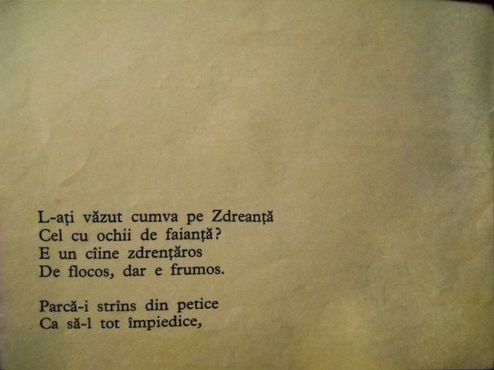 Zdreanta Tudor Arghezi (Ilustratii de albin Stanescu, 1982) - PiqTale ...